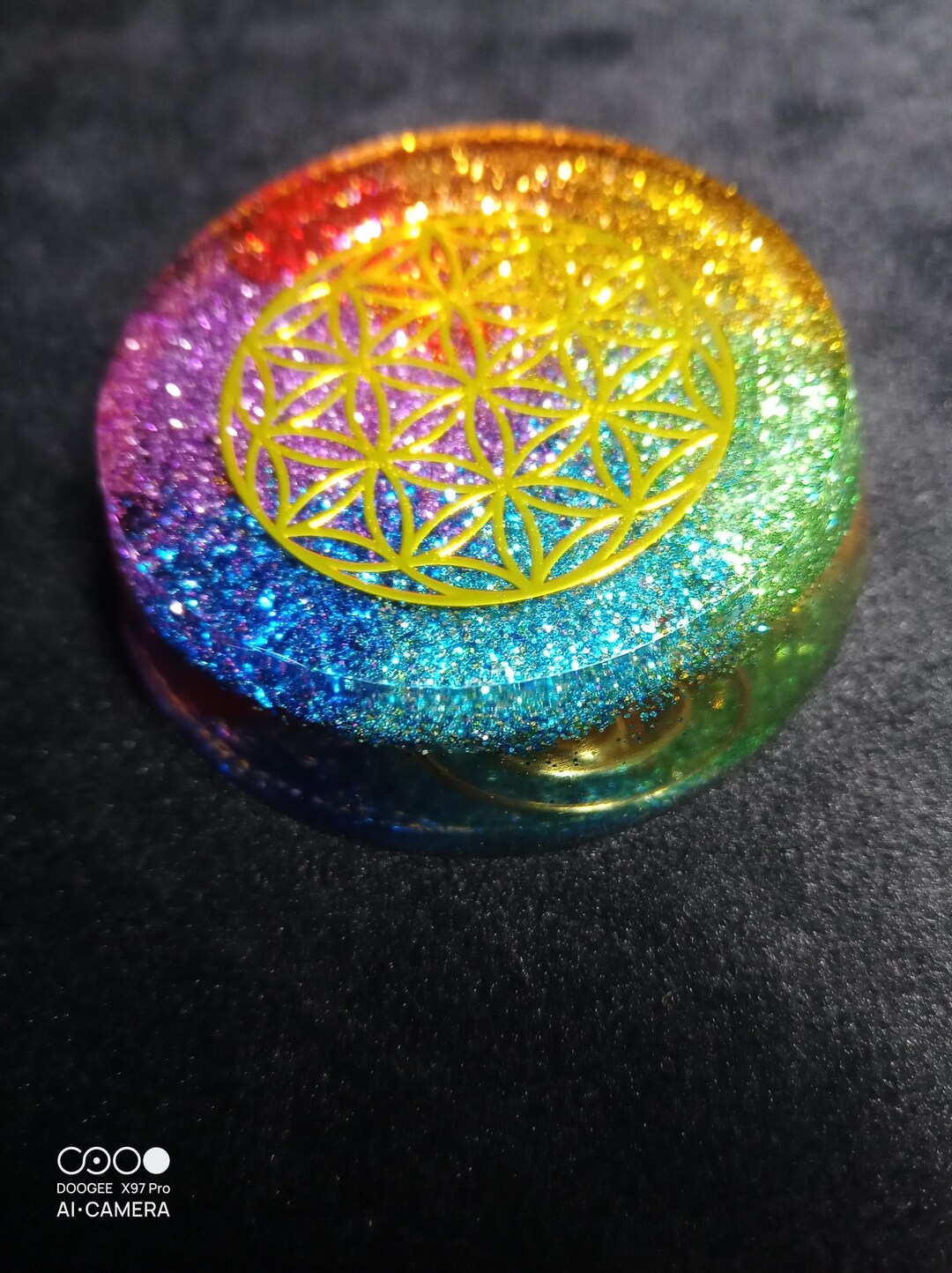 NOMAD ORGONITE 7 Chakras Flower of Life - Etsy