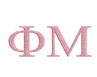 Phi Mu Embroidery - Etsy