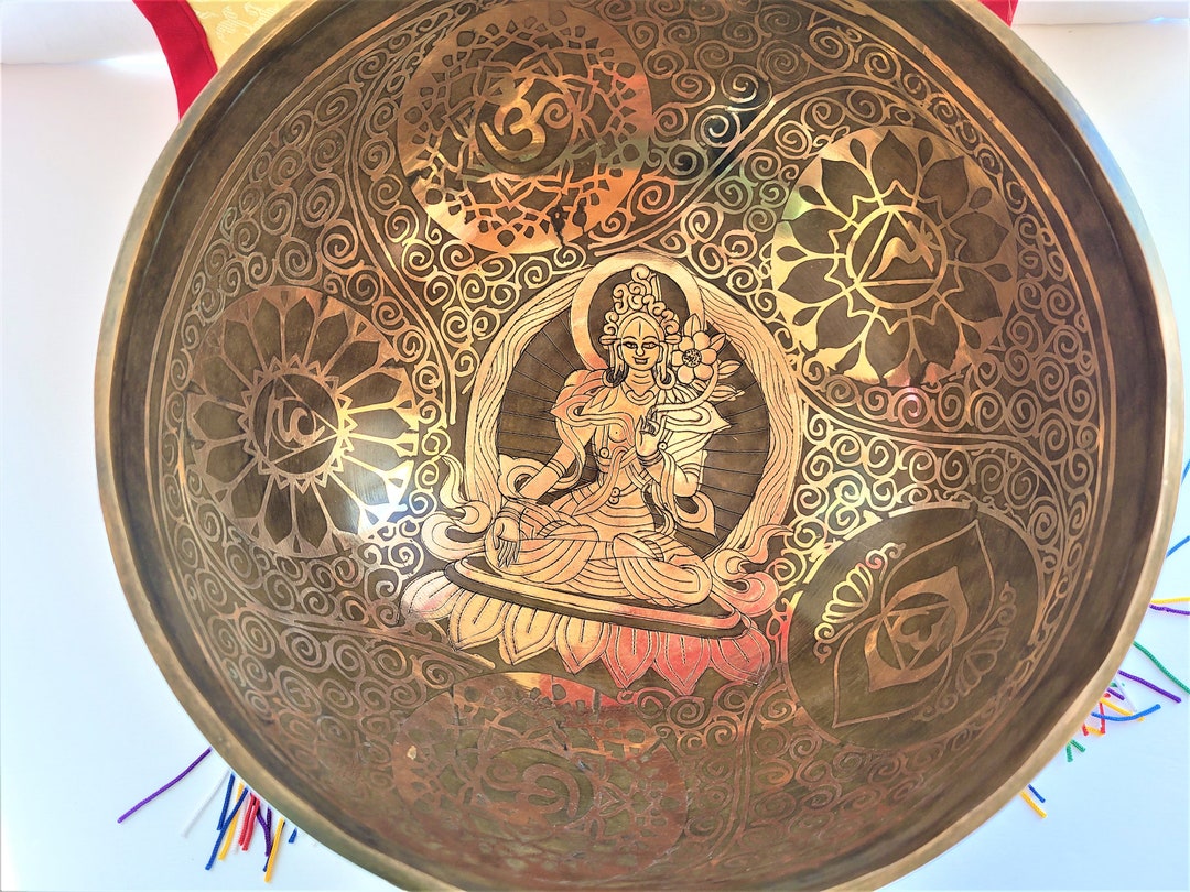 LAST CHANCE 40%off9 Tara Deity Chakras Tibetan Singing Bowl Deep ...