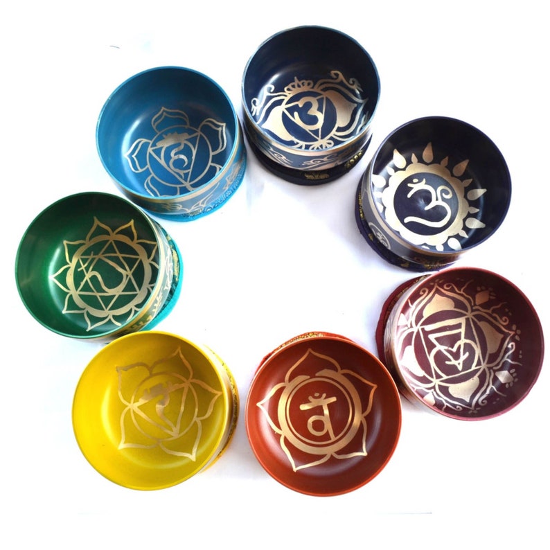 40%off|solar Chakra Singing Bowl Set Bowl Reiki Meditation Yoga ...