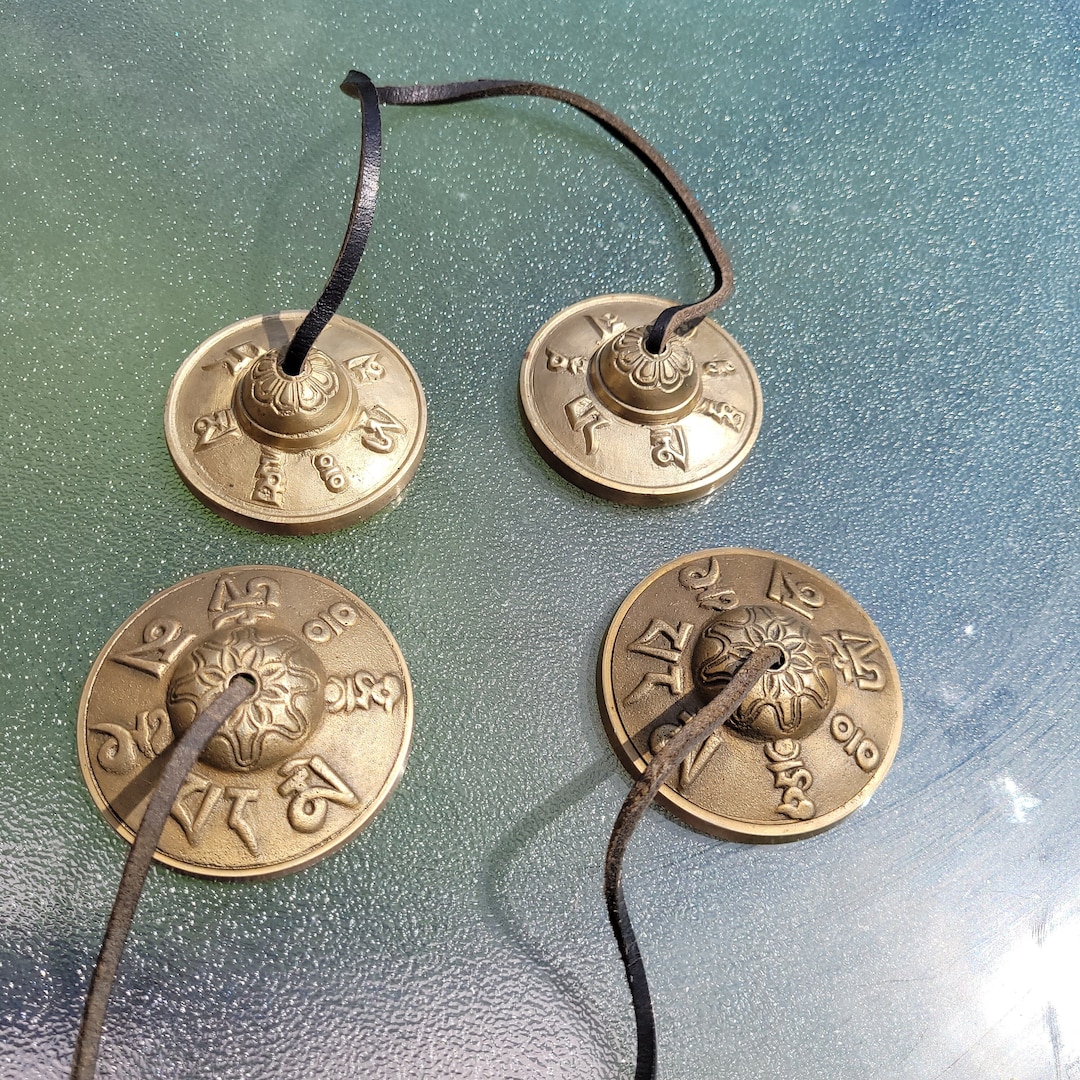 1DAY 40%offtingsha Om Mani Padme Hum Mantra Tibetan Tingshas Meditation ...