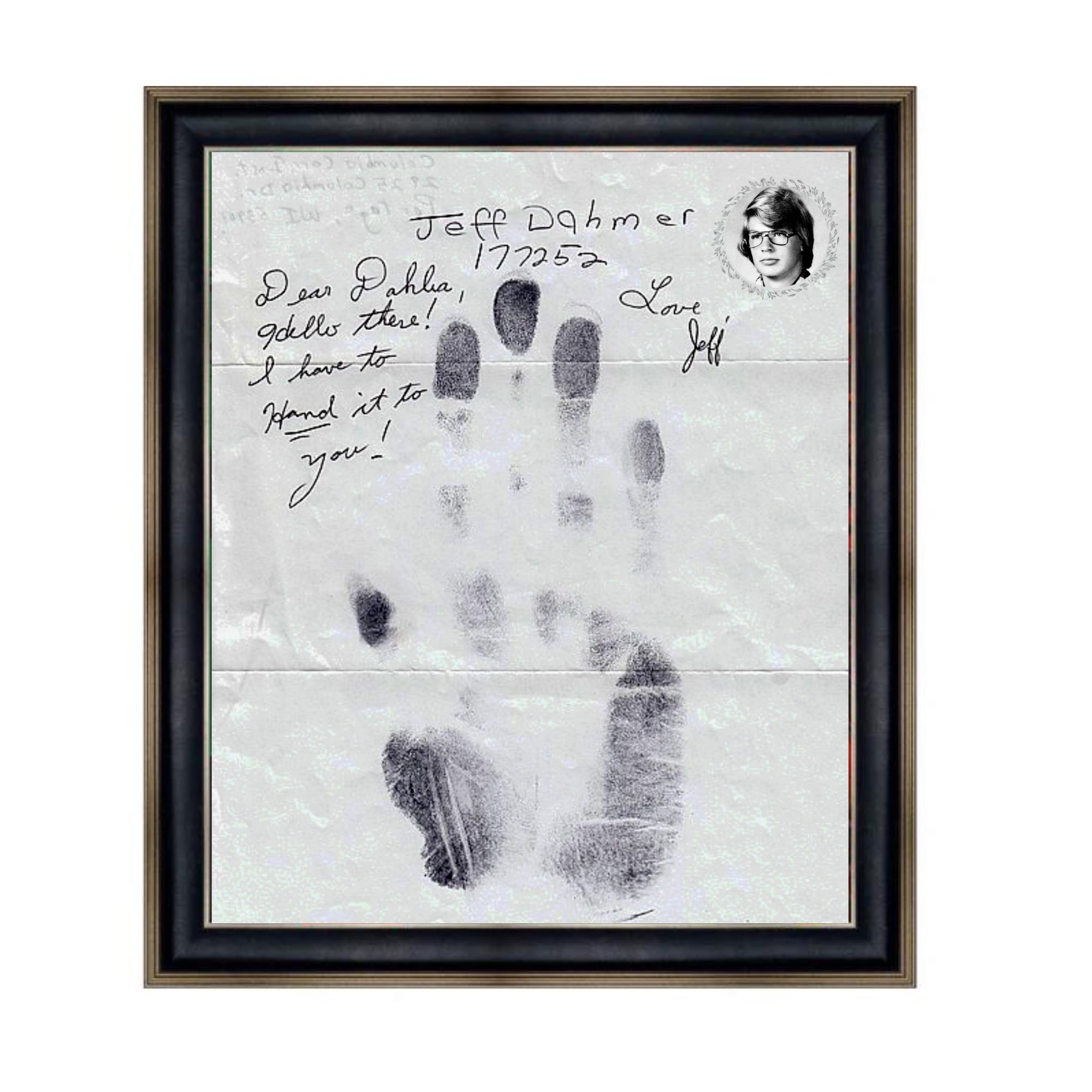 Jeffrey Dahmer the Milwaukee Serial Killer R. Hand Print Digital ...