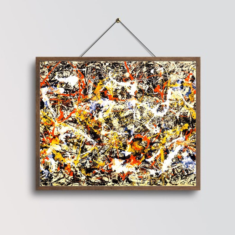 Convergence 1952 by Jackson Pollock Most Famous Abstract Painting ...