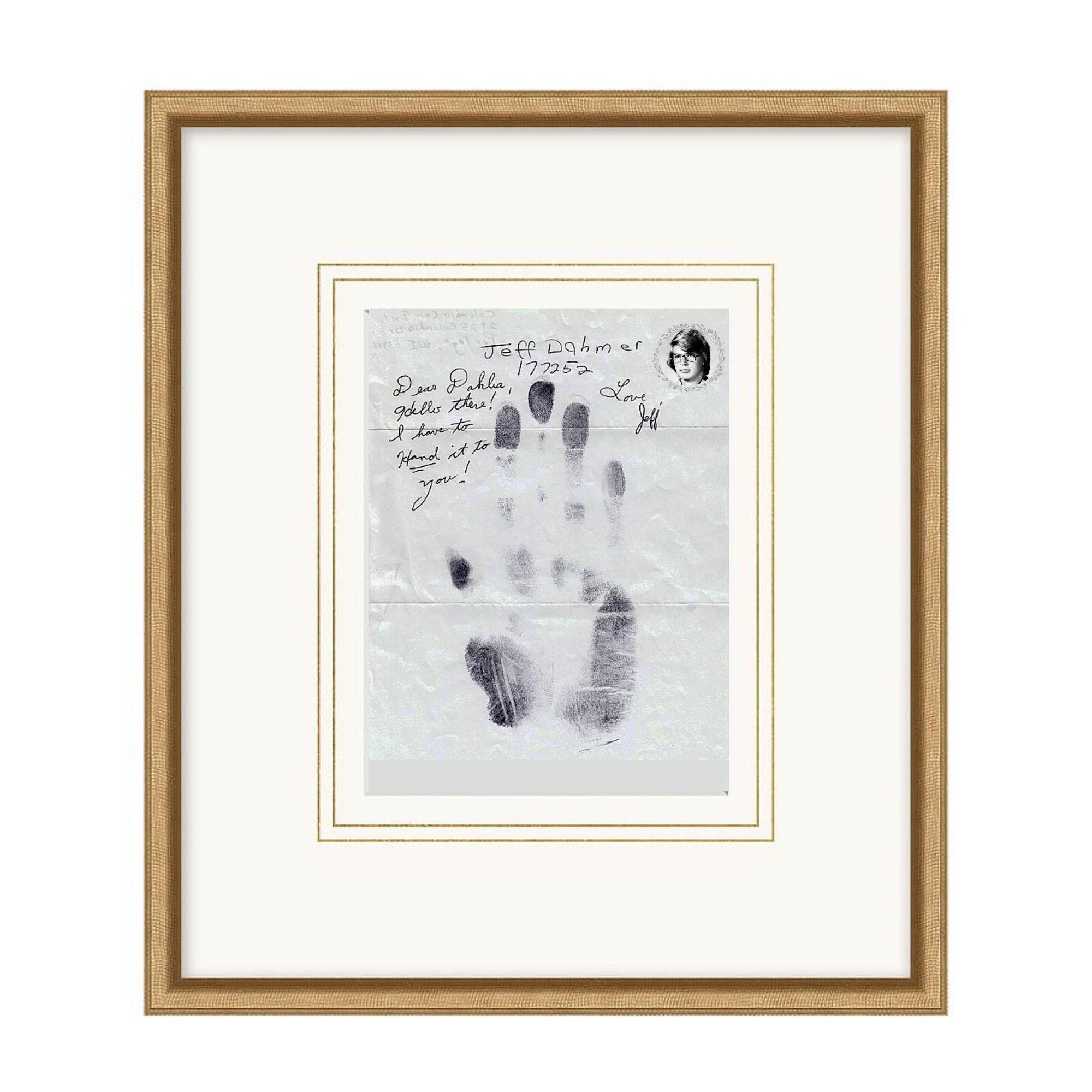 Jeffrey Dahmer the Milwaukee Serial Killer R. Hand Print Digital ...