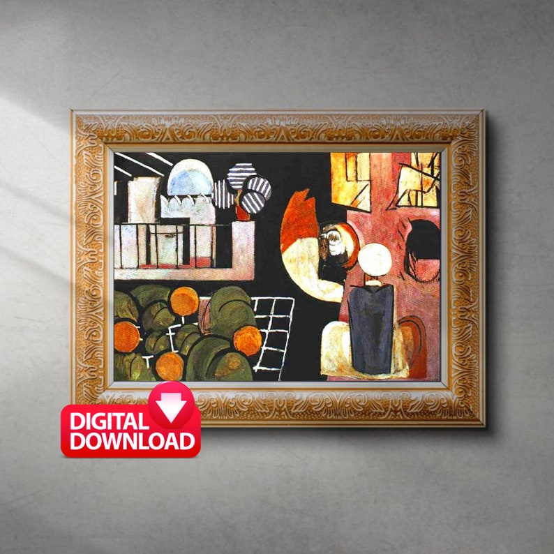 Henri Matisse Printable, the Moroccans 1916 Moroccan Art Print, Vintage ...