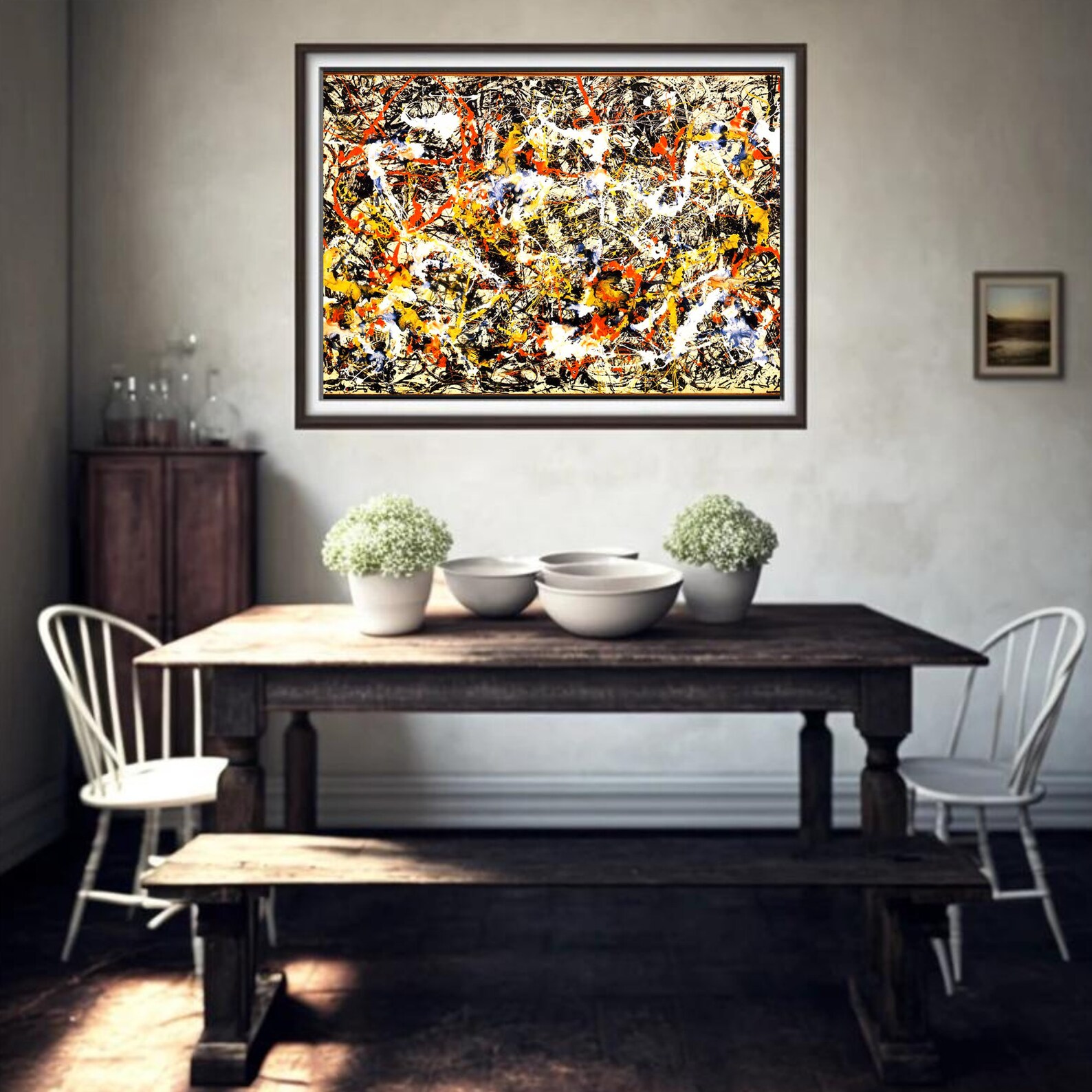 Convergence 1952 by Jackson Pollock Most Famous Abstract Painting ...