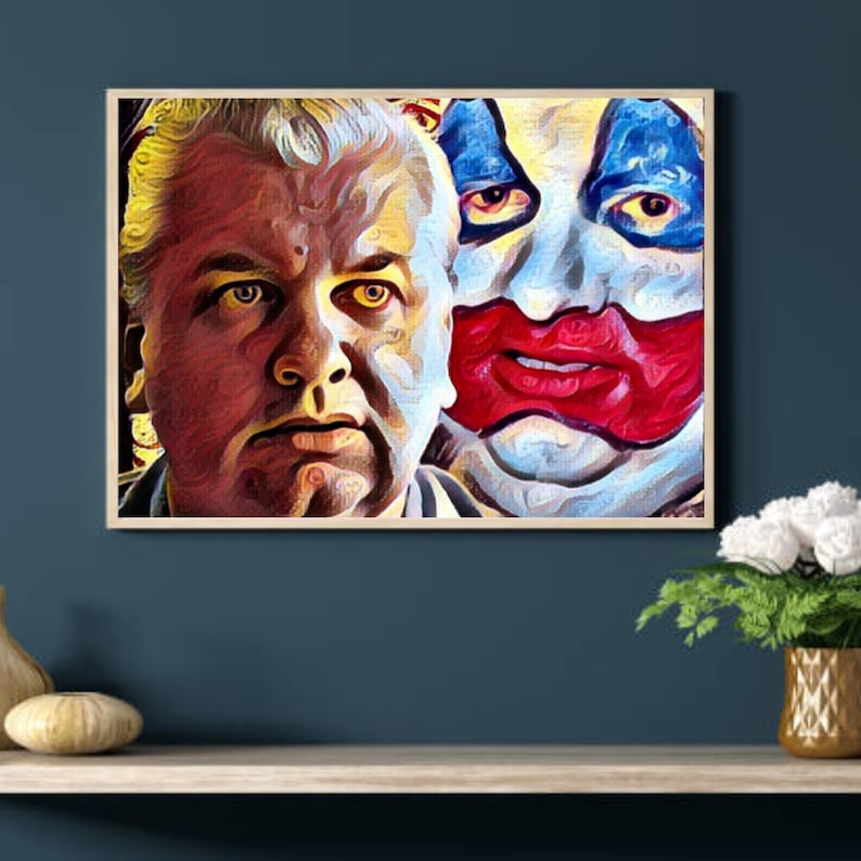 Killer Clown John Wayne Gacy Digital Download, Pogo the Clown, Creepy ...