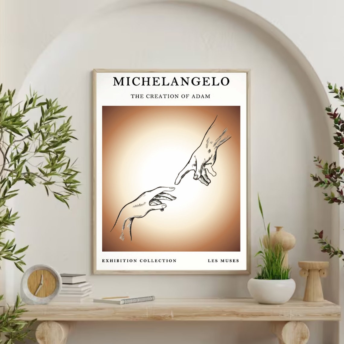 Michelangelo Creation of Adam 1512 Adam Hand of God - Etsy