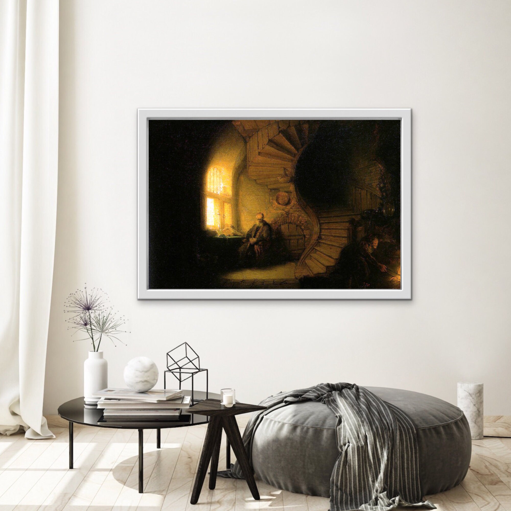 Rembrandt: Philosopher in Meditation Art Print (digital Download) - Etsy