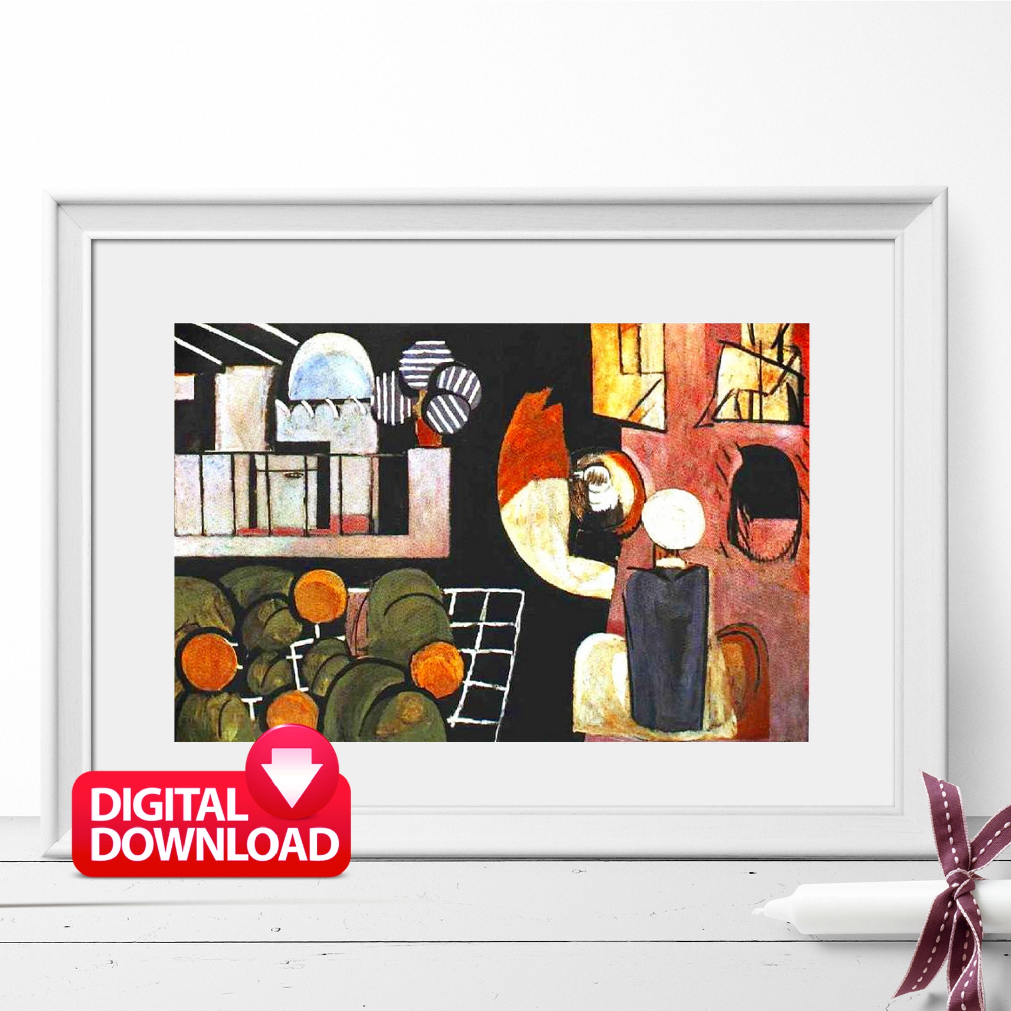Henri Matisse Printable, the Moroccans 1916 Moroccan Art Print, Vintage ...