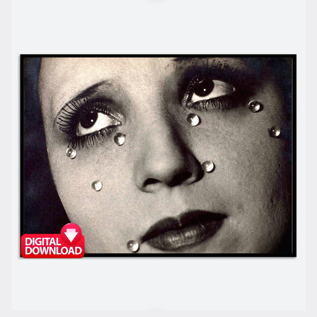 Man Ray Glass Tears les Larmes 1932, Surrealist Photography, Black and ...