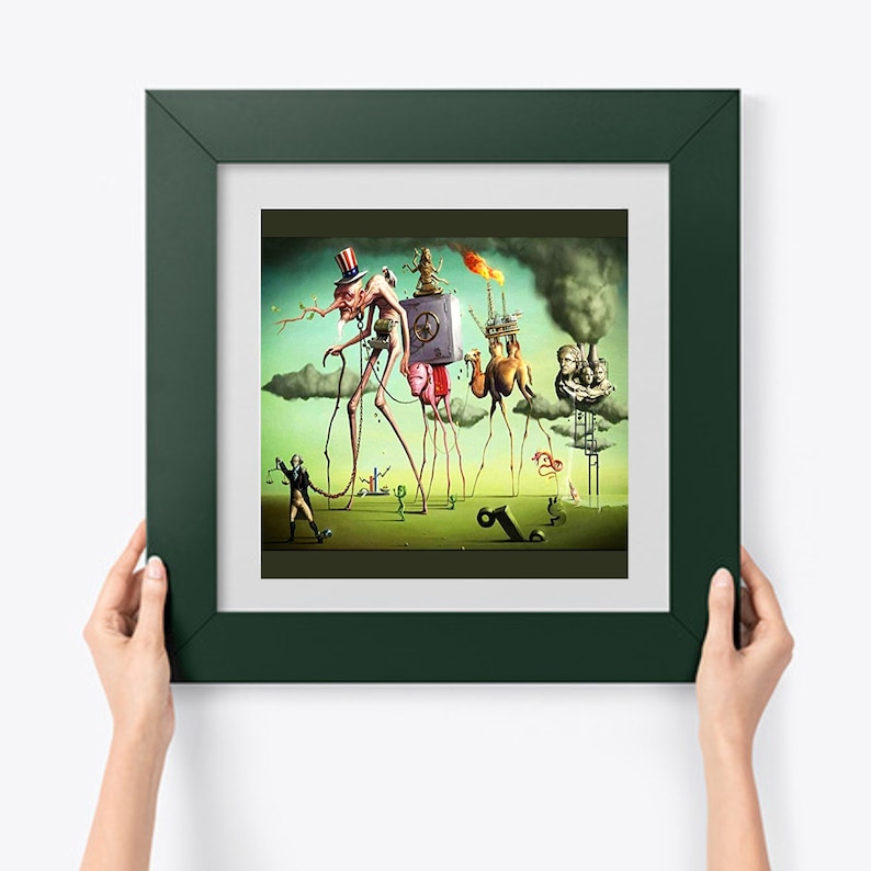 Salvador Dali the American Dream 1931, Salvador Dali Famous Print, Dali ...