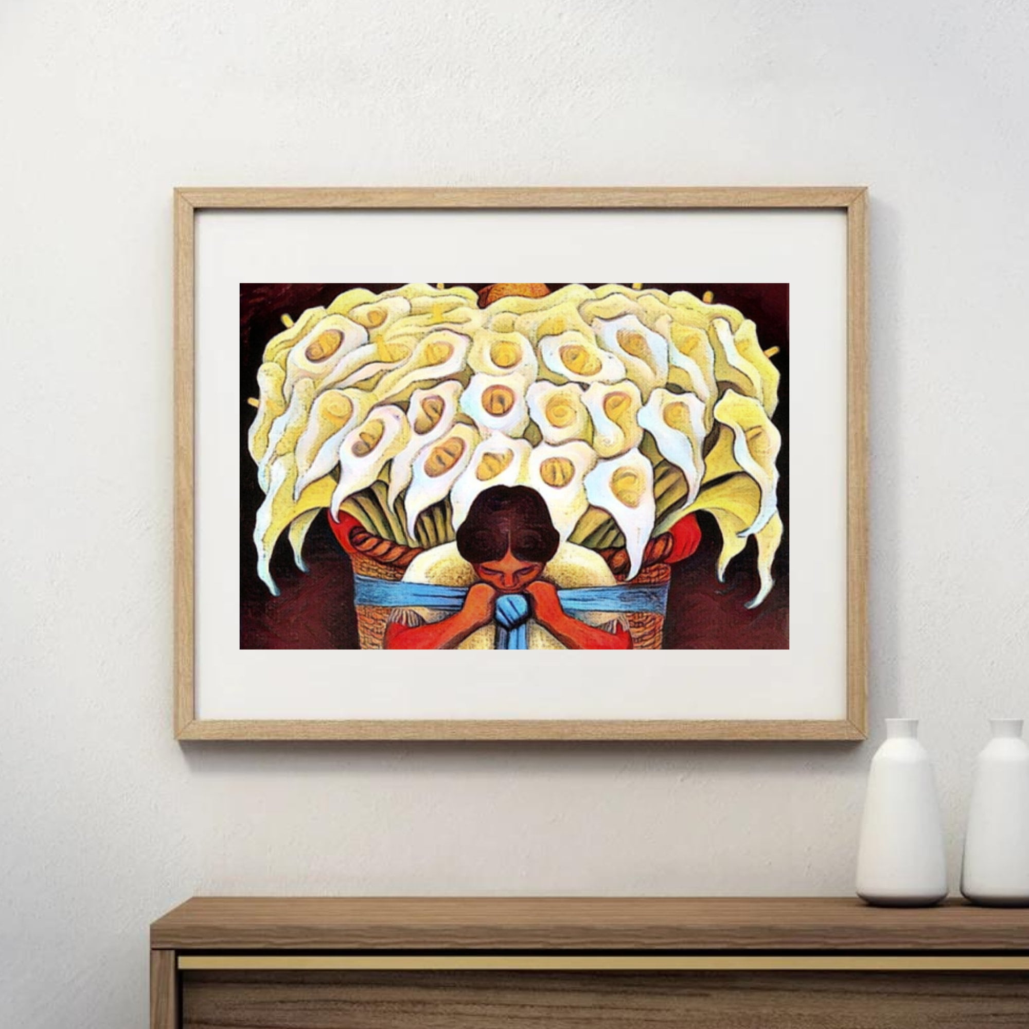 The Flower Vendor Art 1943 Printable by DIEGO RIVERA, Mexican Art Print ...