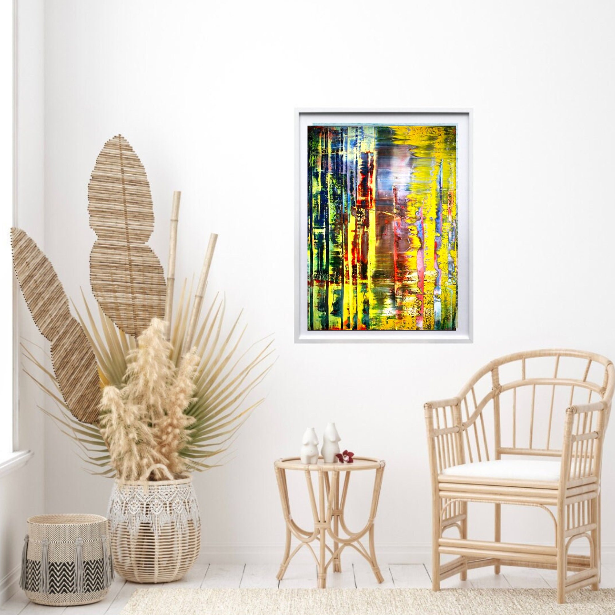 Gerhard Richter Abstract Painting Art Print, 1992 Exhibition Poster ...