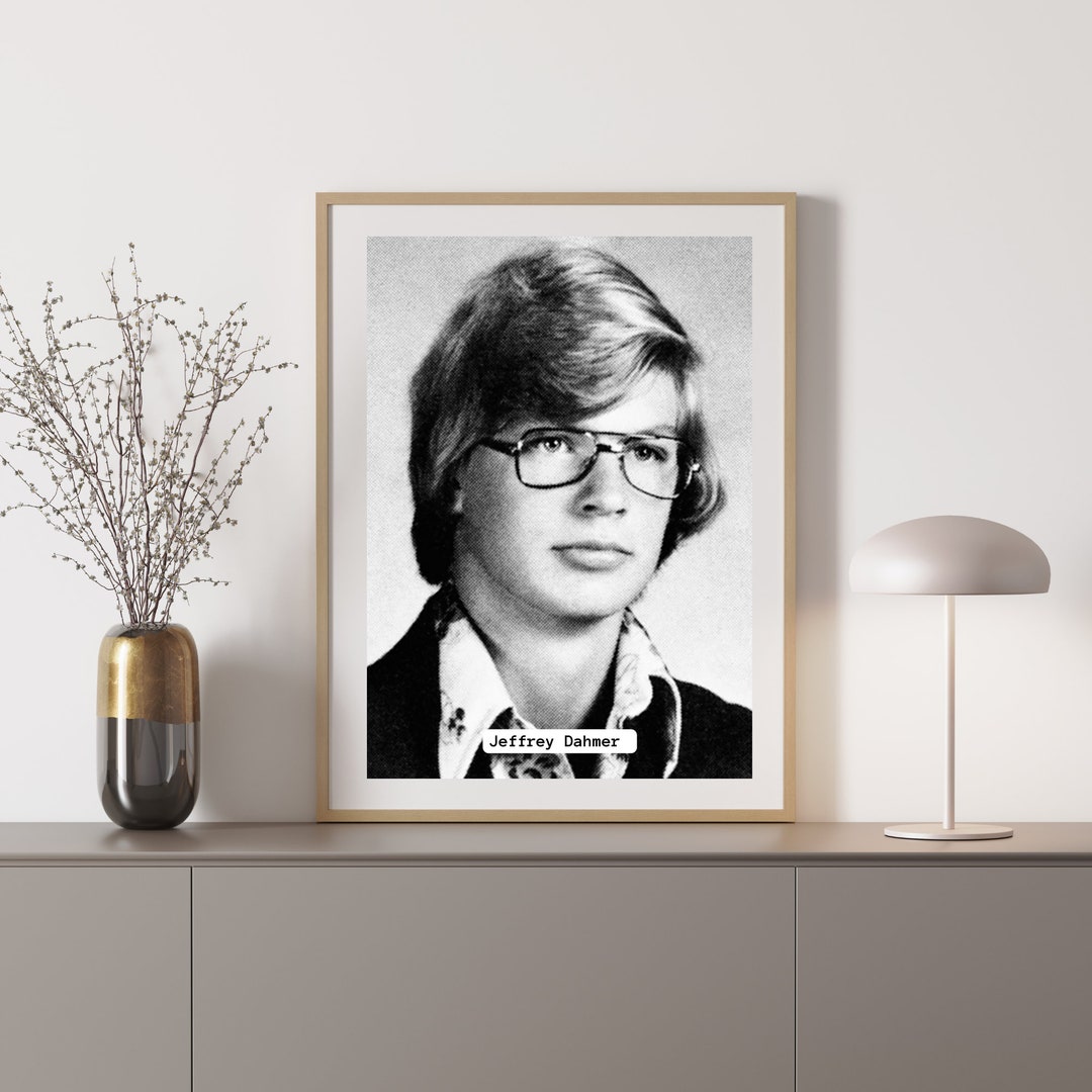 JEFFREY DAHMER High School Yearbook Photo Printable, Milwaukee Cannibal ...