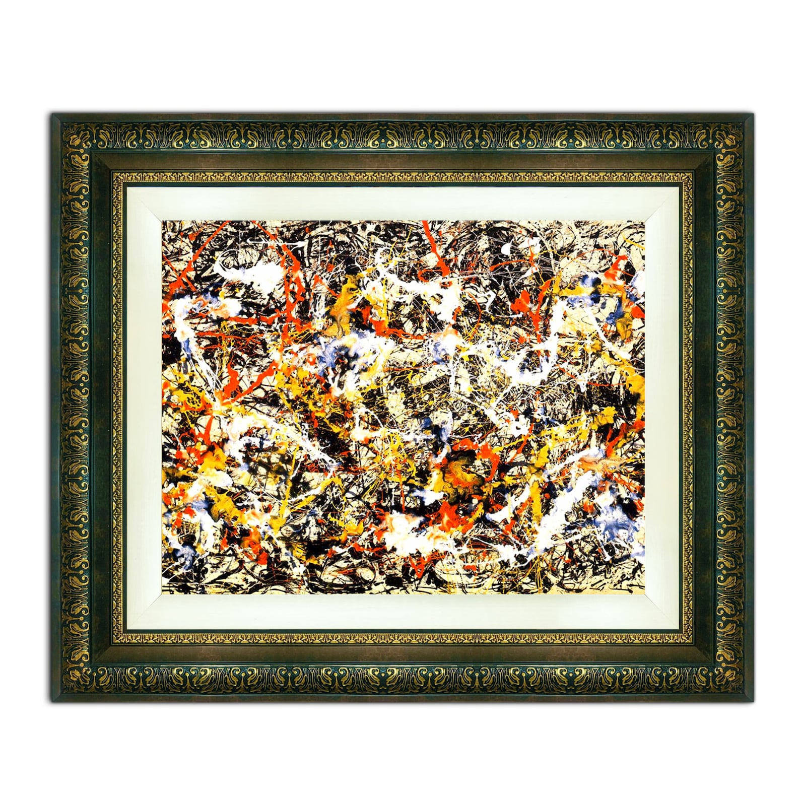 Convergence 1952 by Jackson Pollock Most Famous Abstract Painting ...