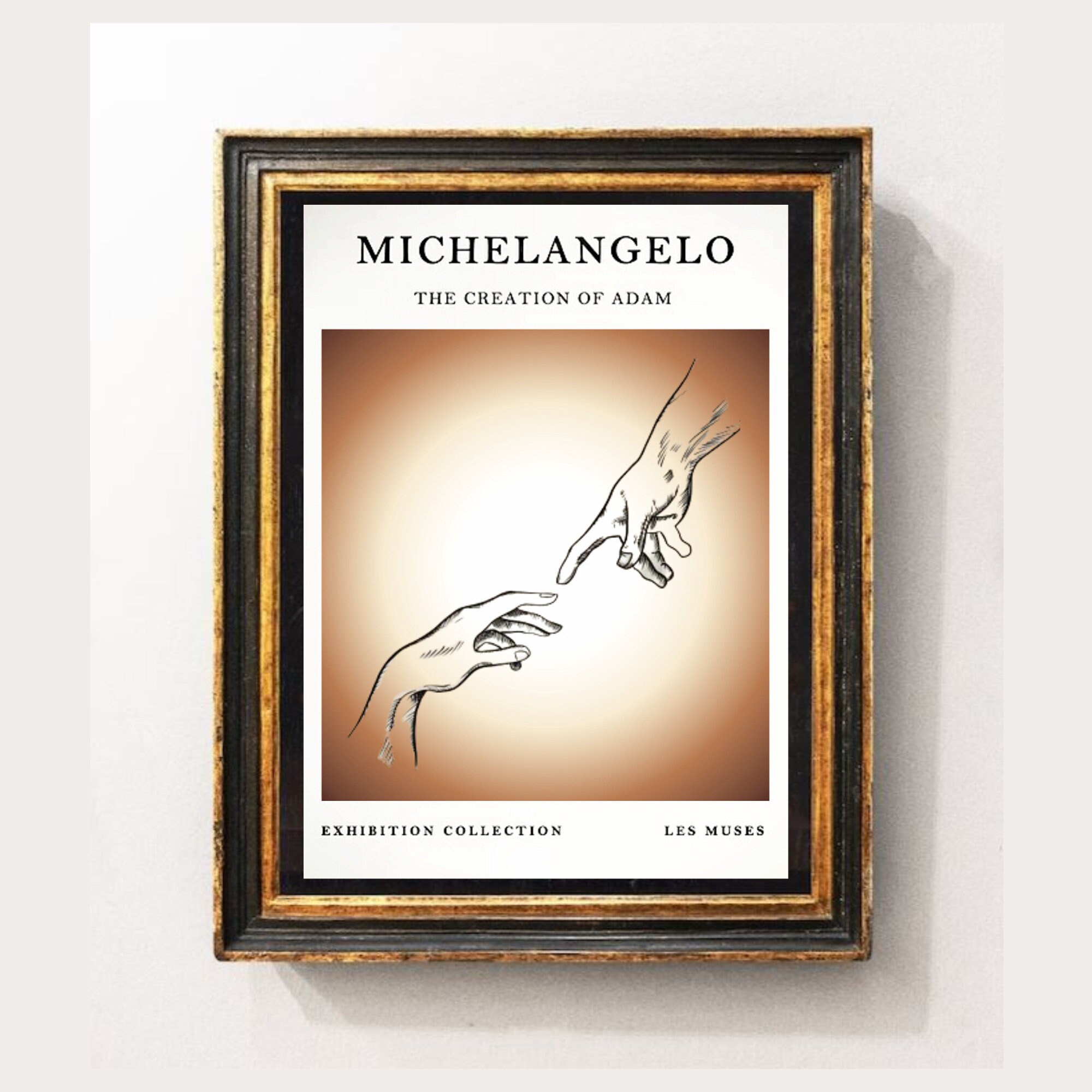 Michelangelo Creation of Adam 1512, Adam Hand of God Michelangelo Print ...