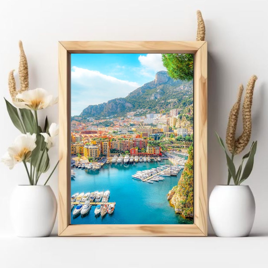 Monaco Print, Monaco Poster, Monaco Art, Monaco Photo, Monaco Artwork ...