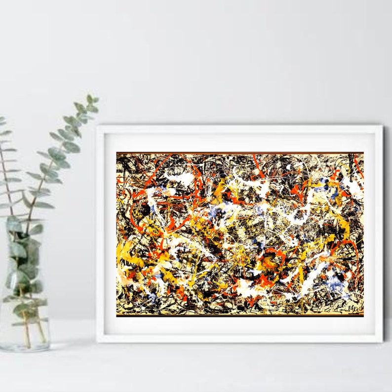 Convergence 1952 by Jackson Pollock Most Famous Abstract Painting ...