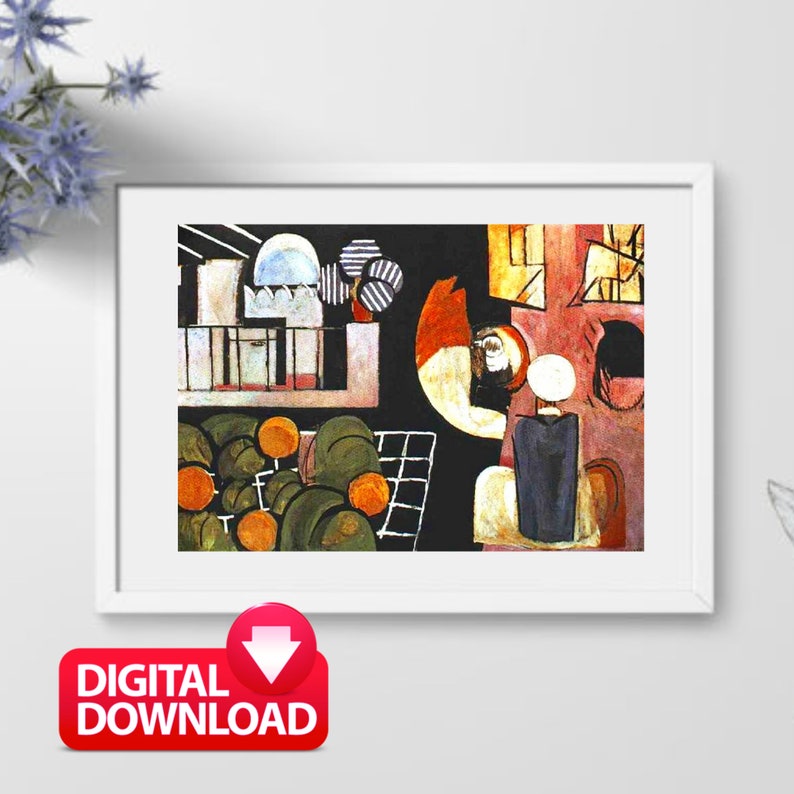 Henri Matisse Printable, the Moroccans 1916 Moroccan Art Print, Vintage ...
