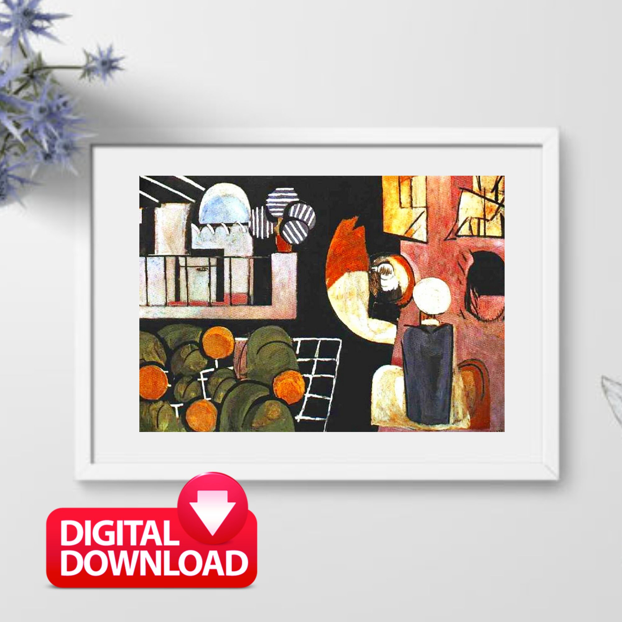 Henri Matisse Printable, the Moroccans 1916 Moroccan Art Print, Vintage ...