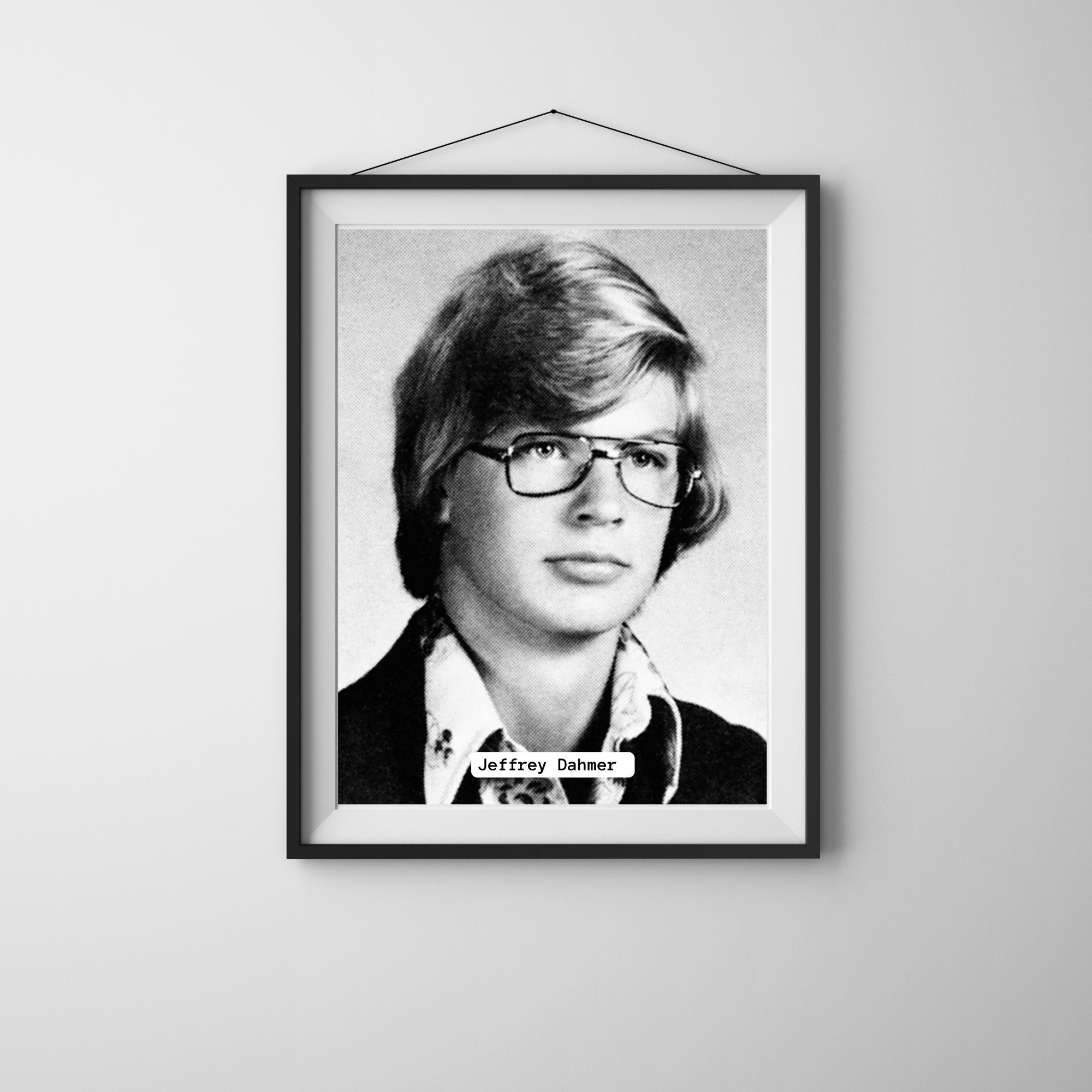 JEFFREY DAHMER High School Yearbook Photo Printable, Milwaukee Cannibal ...