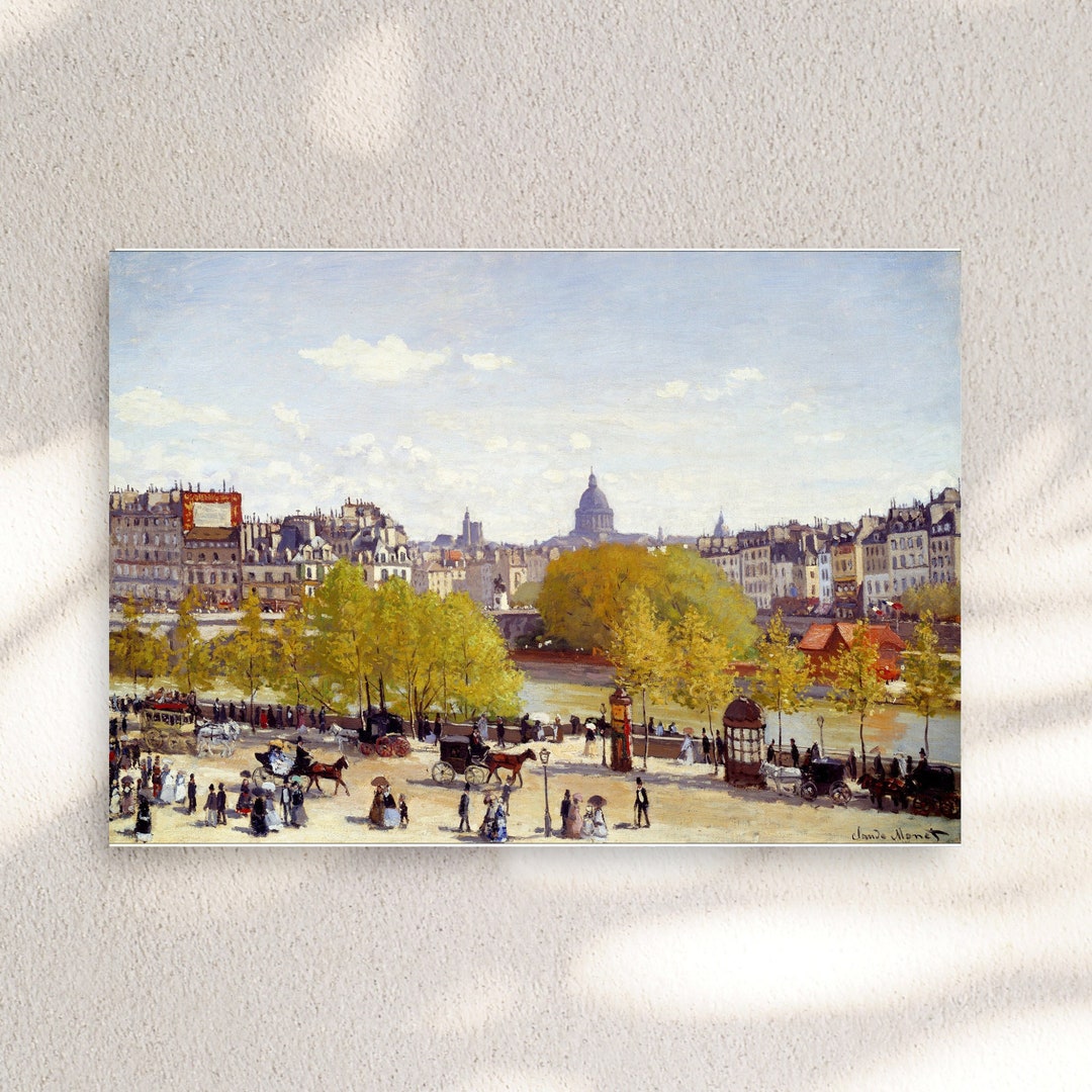 Monet at the Louvre, Claude Monet Most Famous Painting, Monet Poster ...