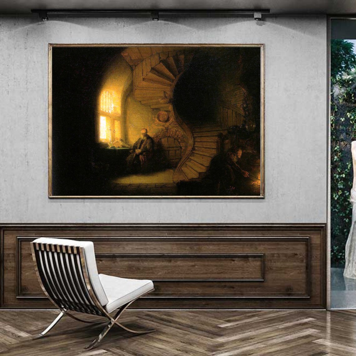 Rembrandt: Philosopher in Meditation Art Print (digital Download) - Etsy