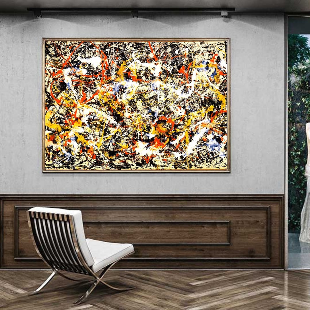 Convergence 1952 by Jackson Pollock Most Famous Abstract Painting ...