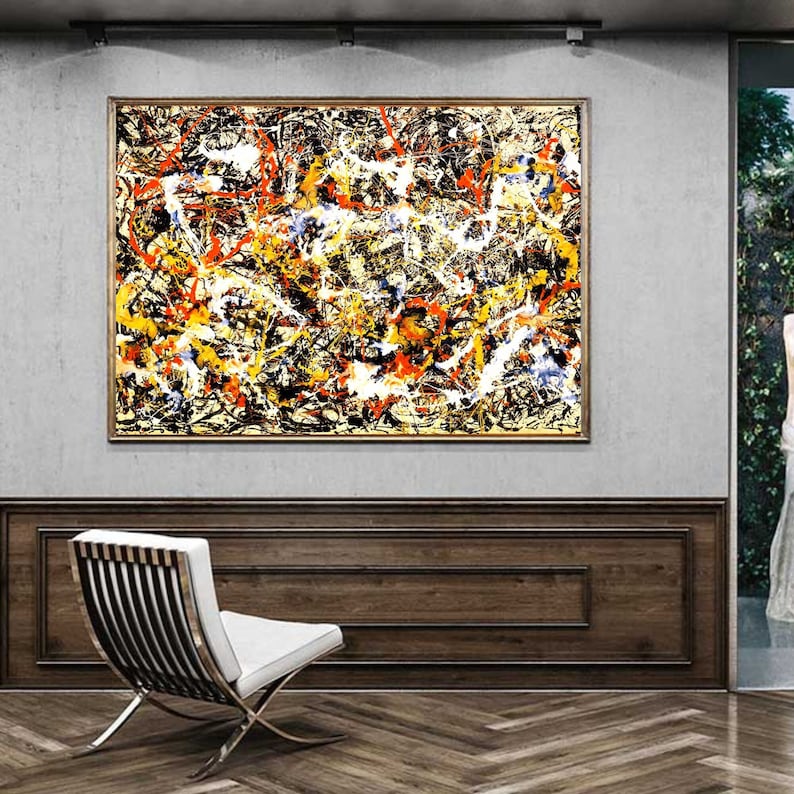 Convergence 1952 by Jackson Pollock Most Famous Abstract Painting ...