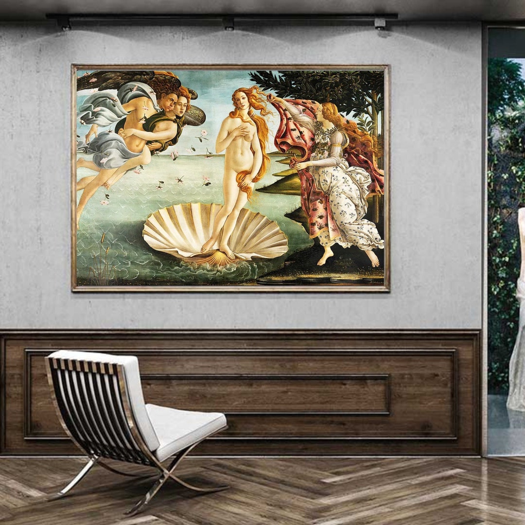 Sandro Botticelli's the Birth of Venus 1485, Italian Renaissance ...