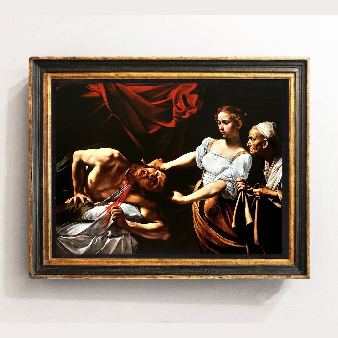 Judith Beheading Holofernes 1602 by Caravaggio, Caravaggio Print Famous ...