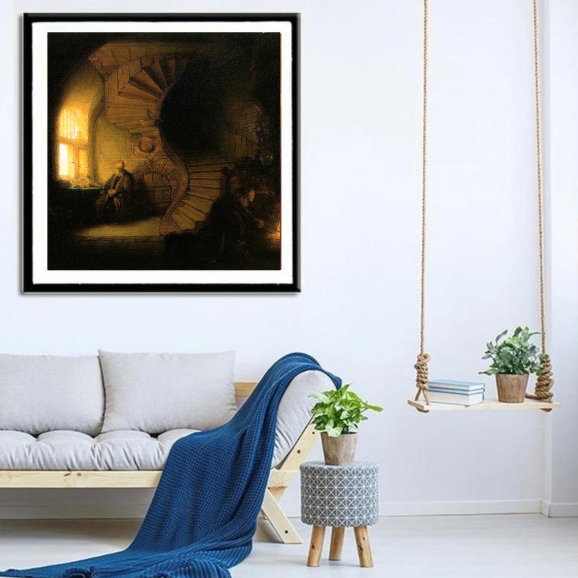 Rembrandt: Philosopher in Meditation Art Print (digital Download) - Etsy