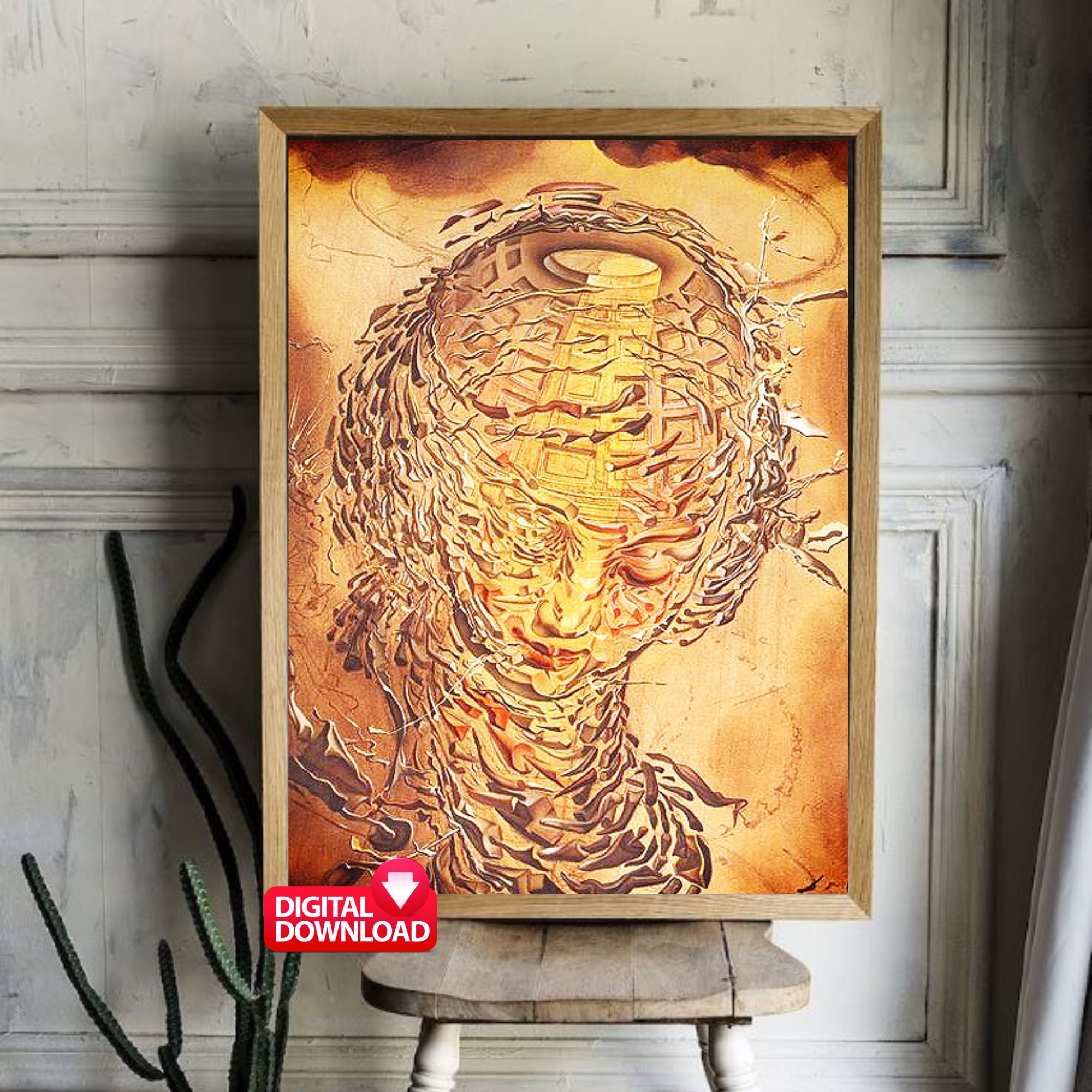 Salvador Dali Raphaelesque Head Exploding 1951, Salvador Dali Famous ...