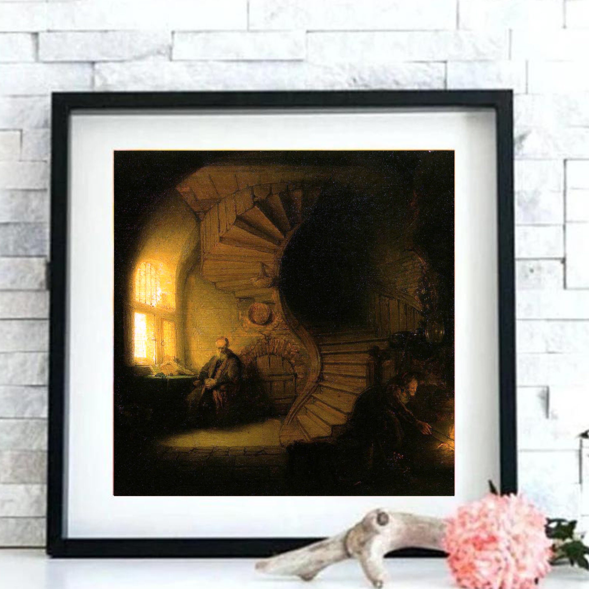 Rembrandt: Philosopher in Meditation Art Print (digital Download) - Etsy