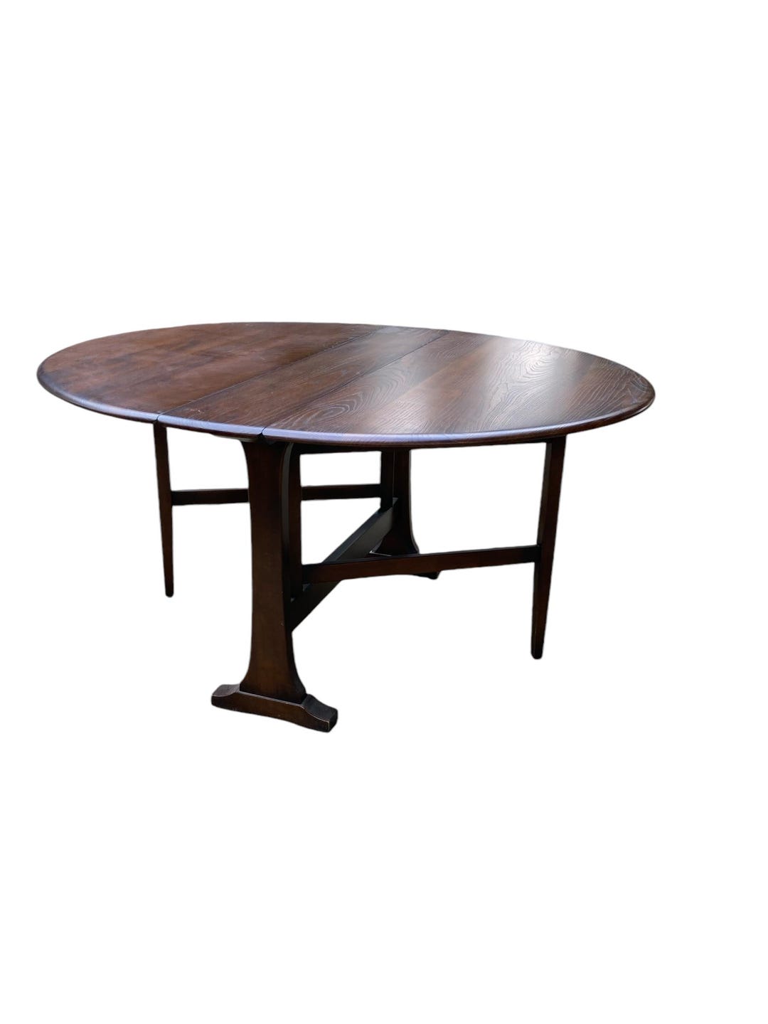 Vintage Ercol Folding Dining Table Dark Elm - Etsy