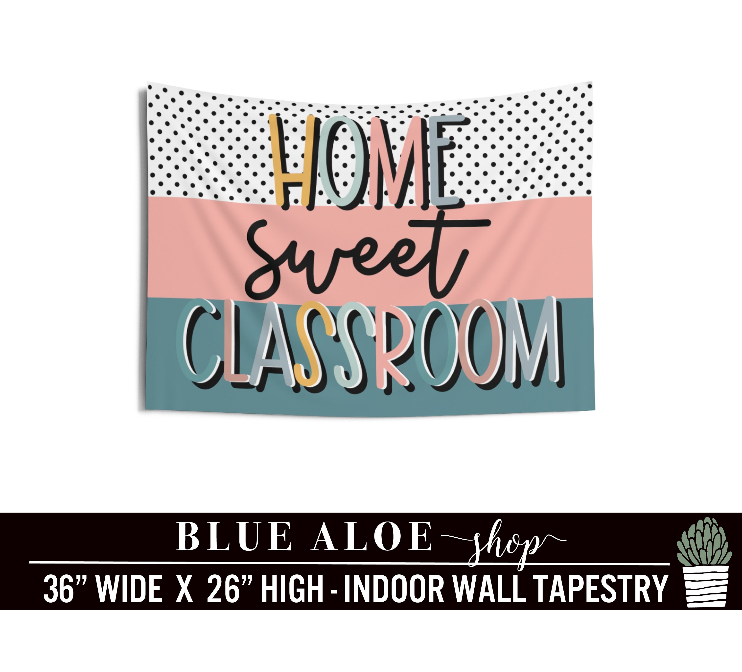 Home Sweet Classroom Wall Tapestry Hanging Banner for Classroom ...