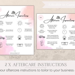 Bakery Business Forms Bundle, Editable Canva Template, Invoice Template ...