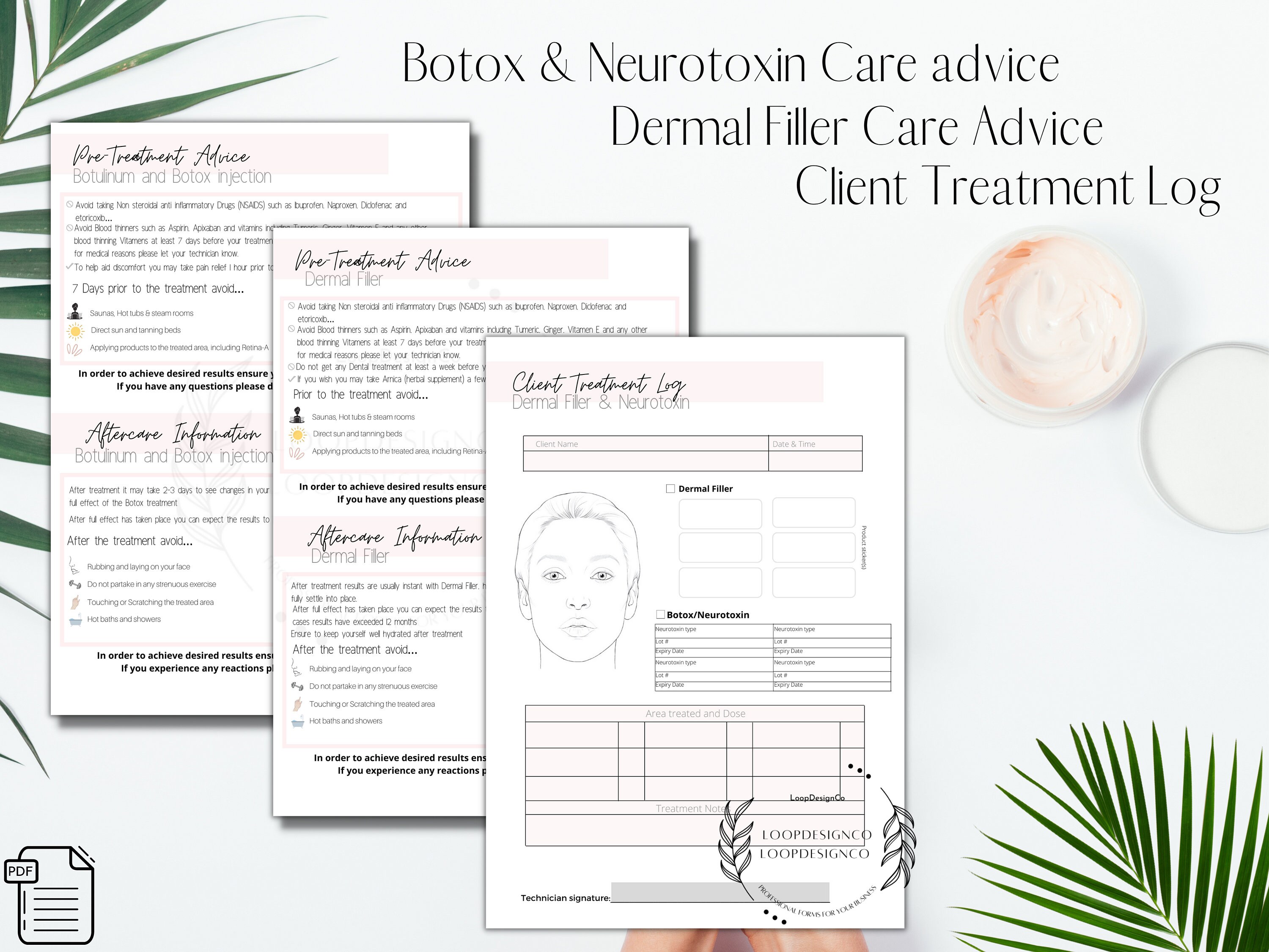PDF Botox, Botulinum Toxin, Dermal Filler, Consent Form, Consultation ...