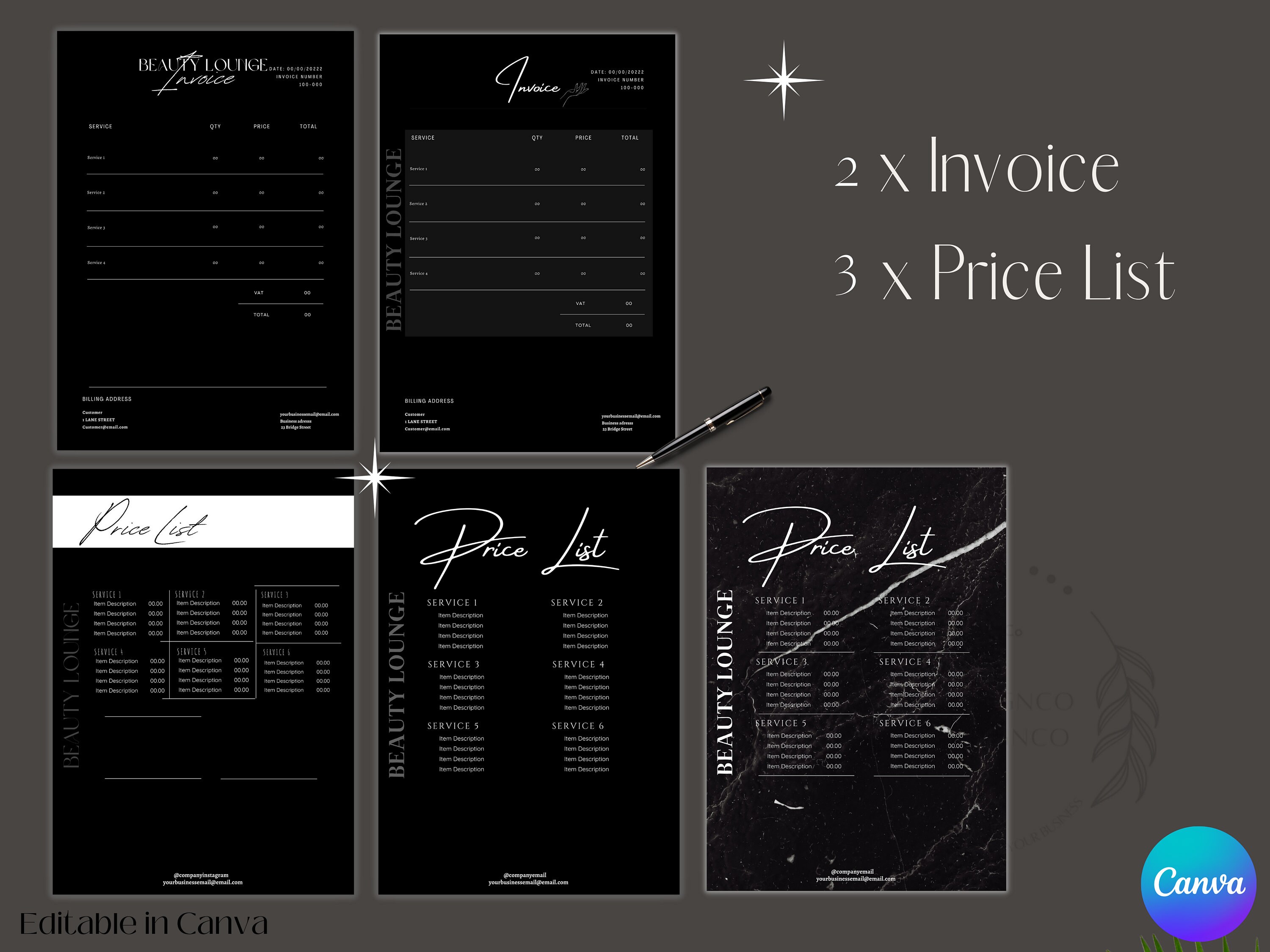 MIL 30 Branding Kit Set Bundle Templates Printable - Etsy