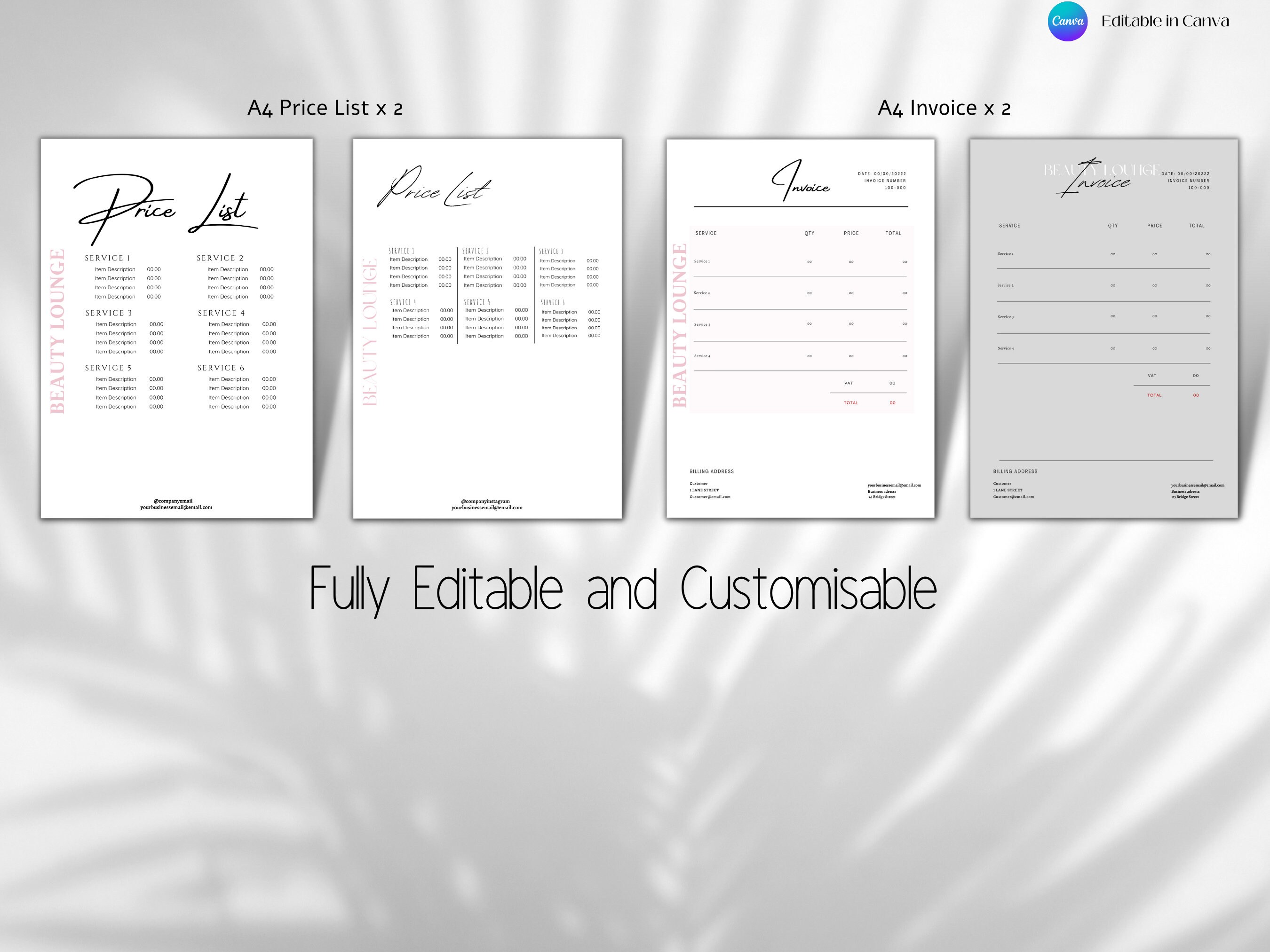 MIL Branding Kit Set Bundle Templates, Printable, Editable, Digital ...