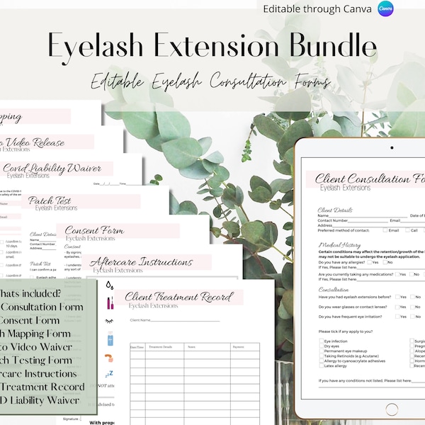 Lash Waiver Form - Etsy