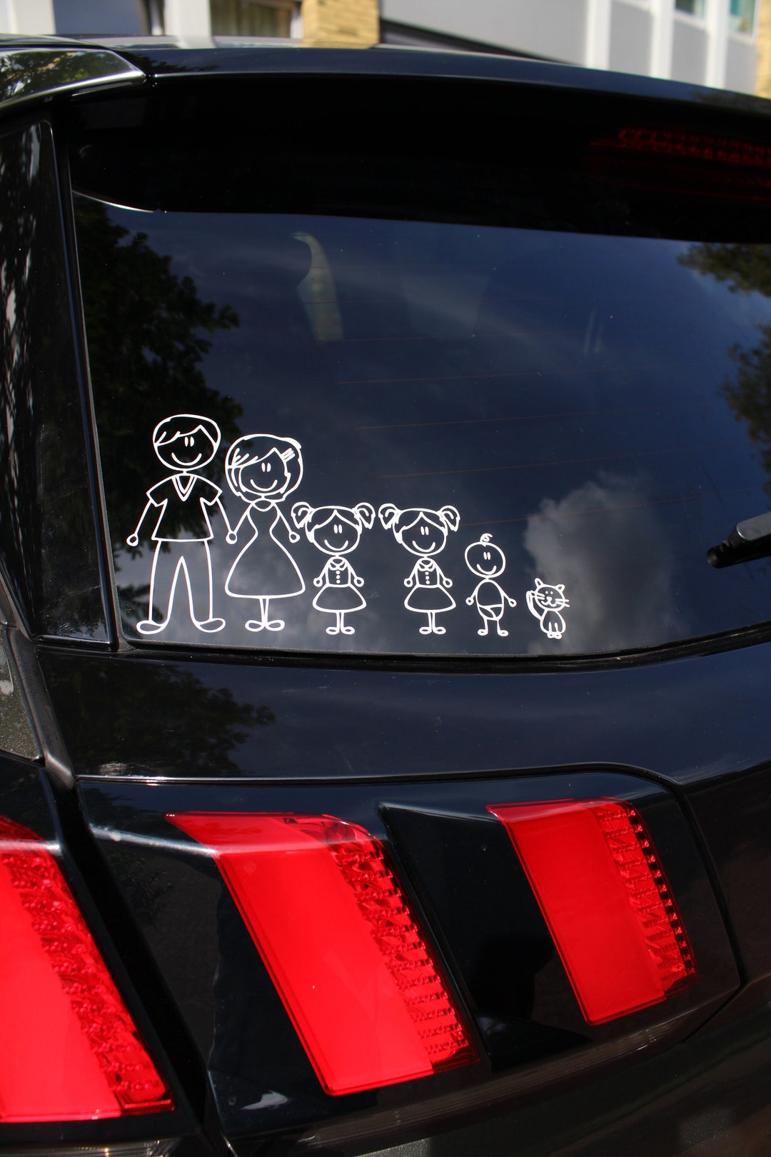 FAMILY CAR STICKER | Car Sticker With Figures | Different Designs and ...