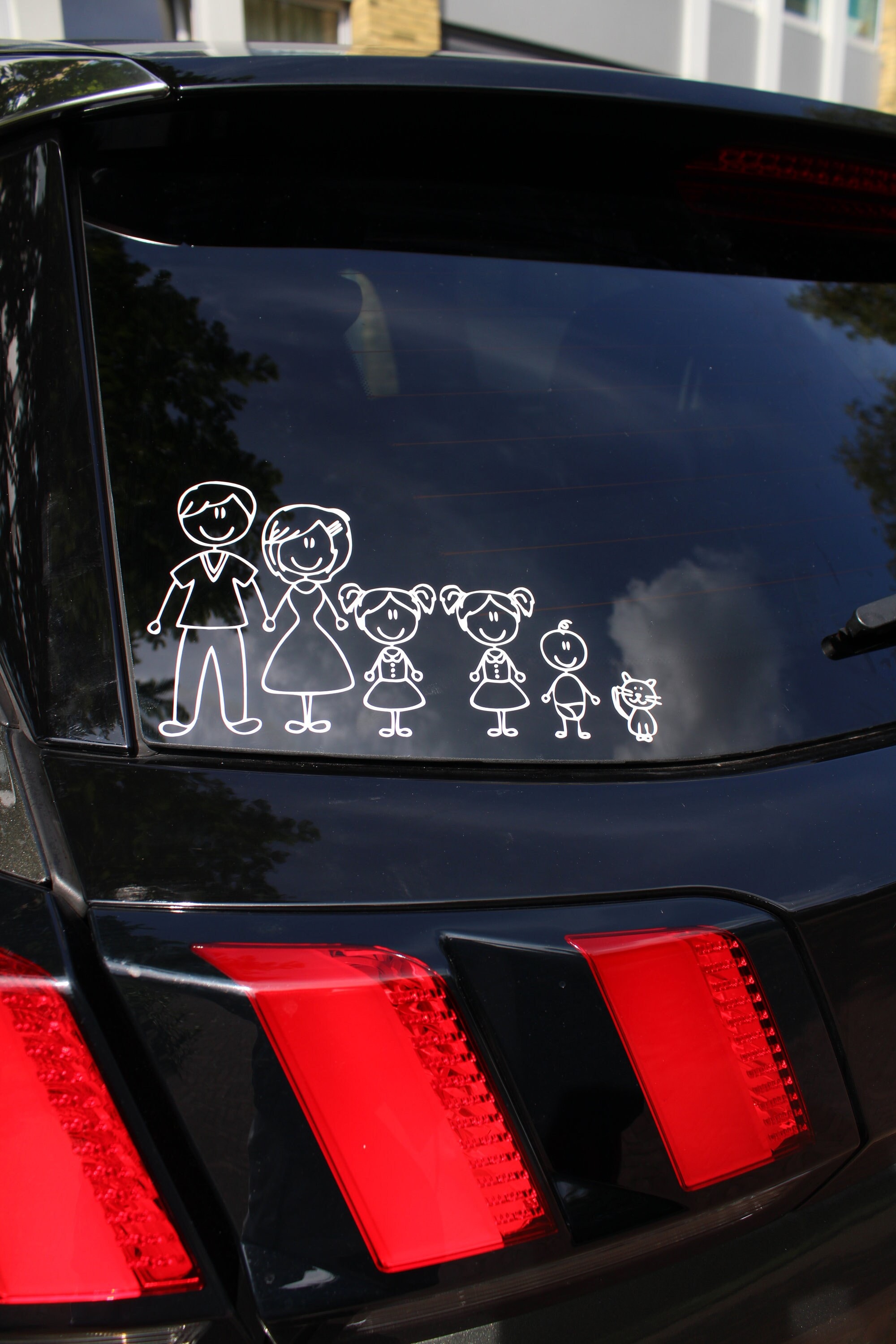 FAMILY CAR STICKER Car Sticker With Figures Different Designs and ...