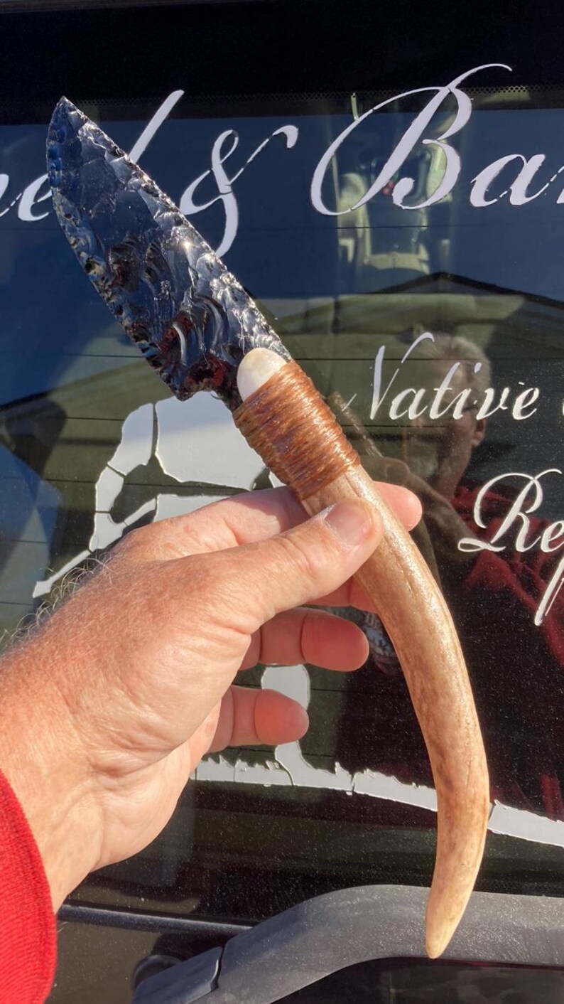 Obsidian Knife 00836 Ceremonial Knife alter Knife FREE SHIPPING in the ...