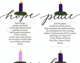 Catholic Advent Print - Etsy