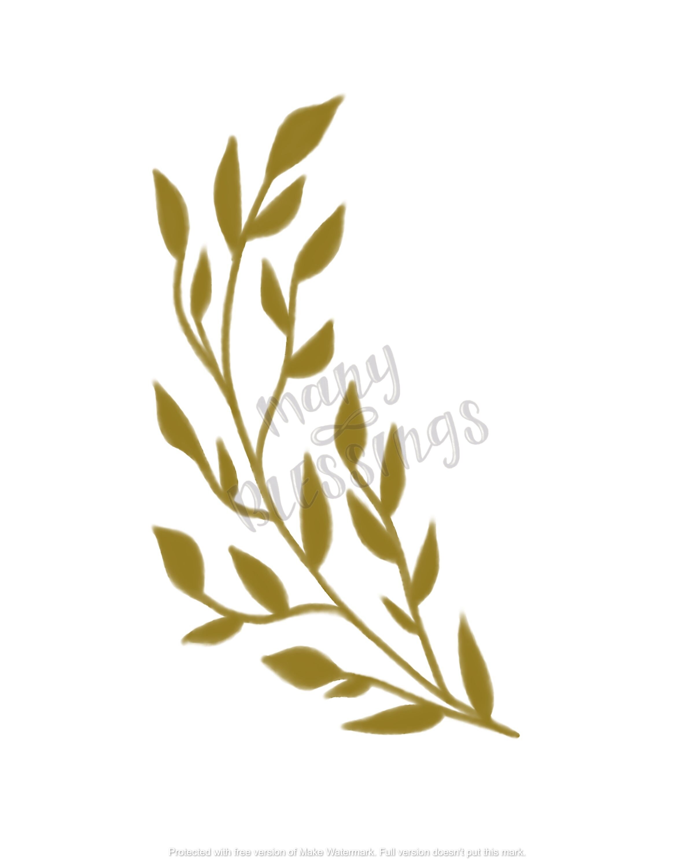 Jesus in the Manger With Gold Leaves | Three Print Bundle | Catholic ...