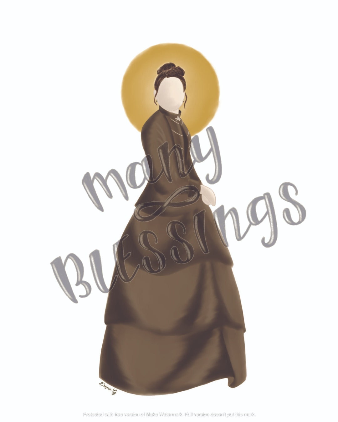 Saint Therese of Lisieux | Catholic Saint Art Print - Etsy