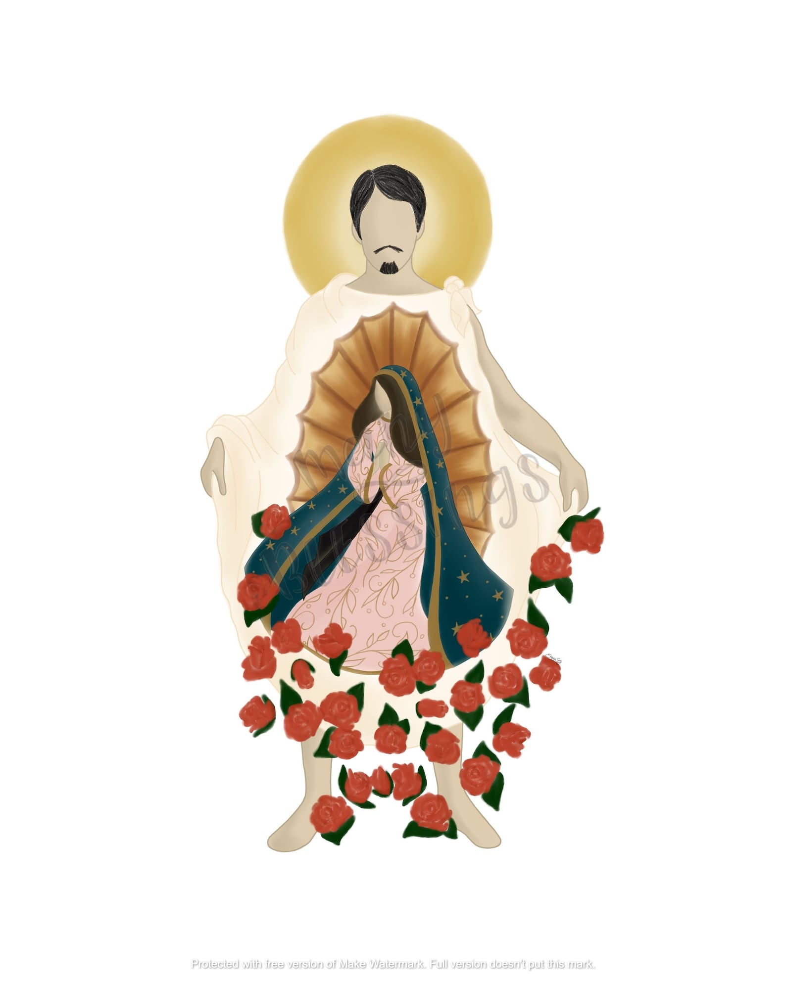 Saint Juan Diego | Catholic Saint Art Print - Etsy