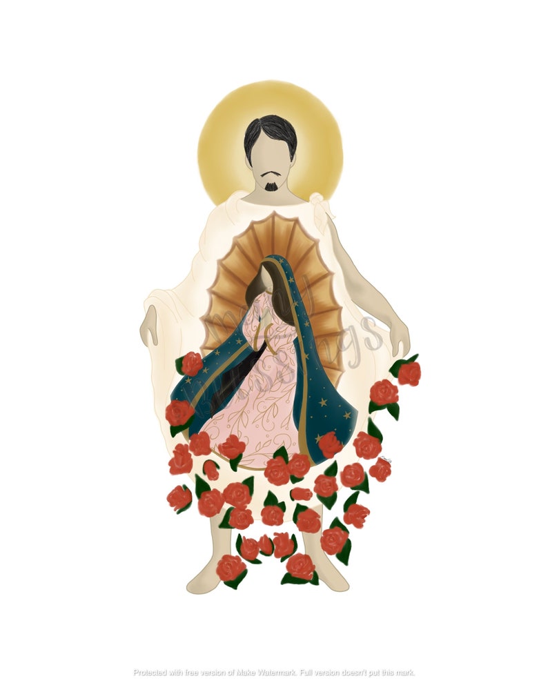 Saint Juan Diego | Catholic Saint Art Print - Etsy